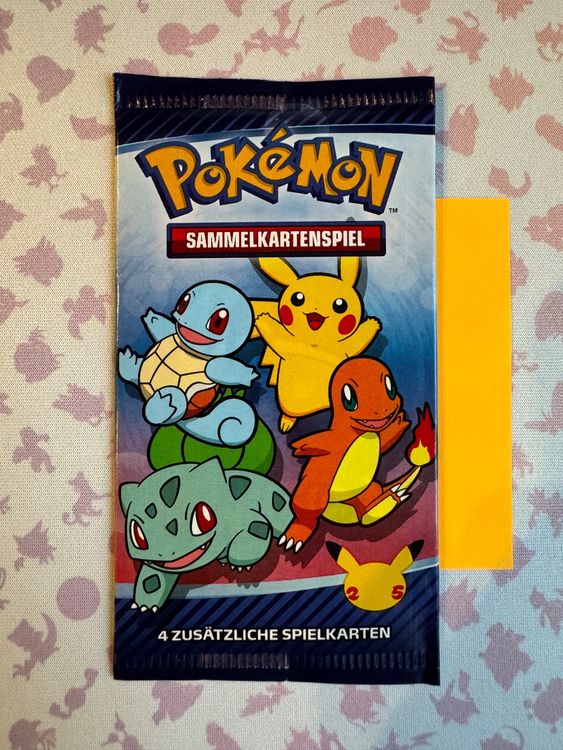 Pokemon McDonalds 25th Anniversary Booster deutsch neu | Kaufen auf Ricardo
