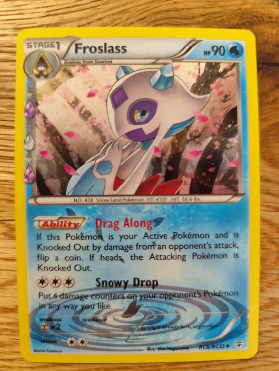 Pokemon Froslass Radiant holo rare XY Generation (Gebraucht) in ...