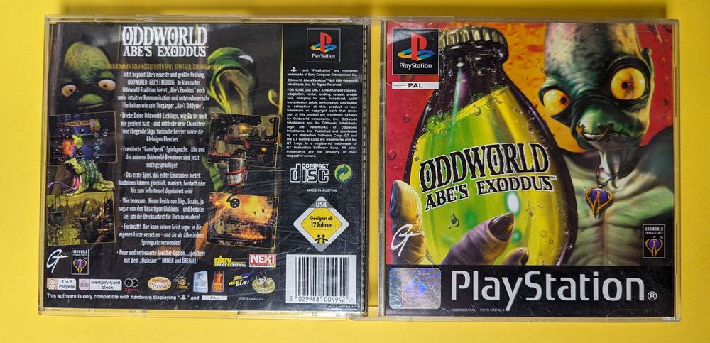 Oddworld Abes Exoddus 1998 Playstation 1 Kaufen Auf Ricardo