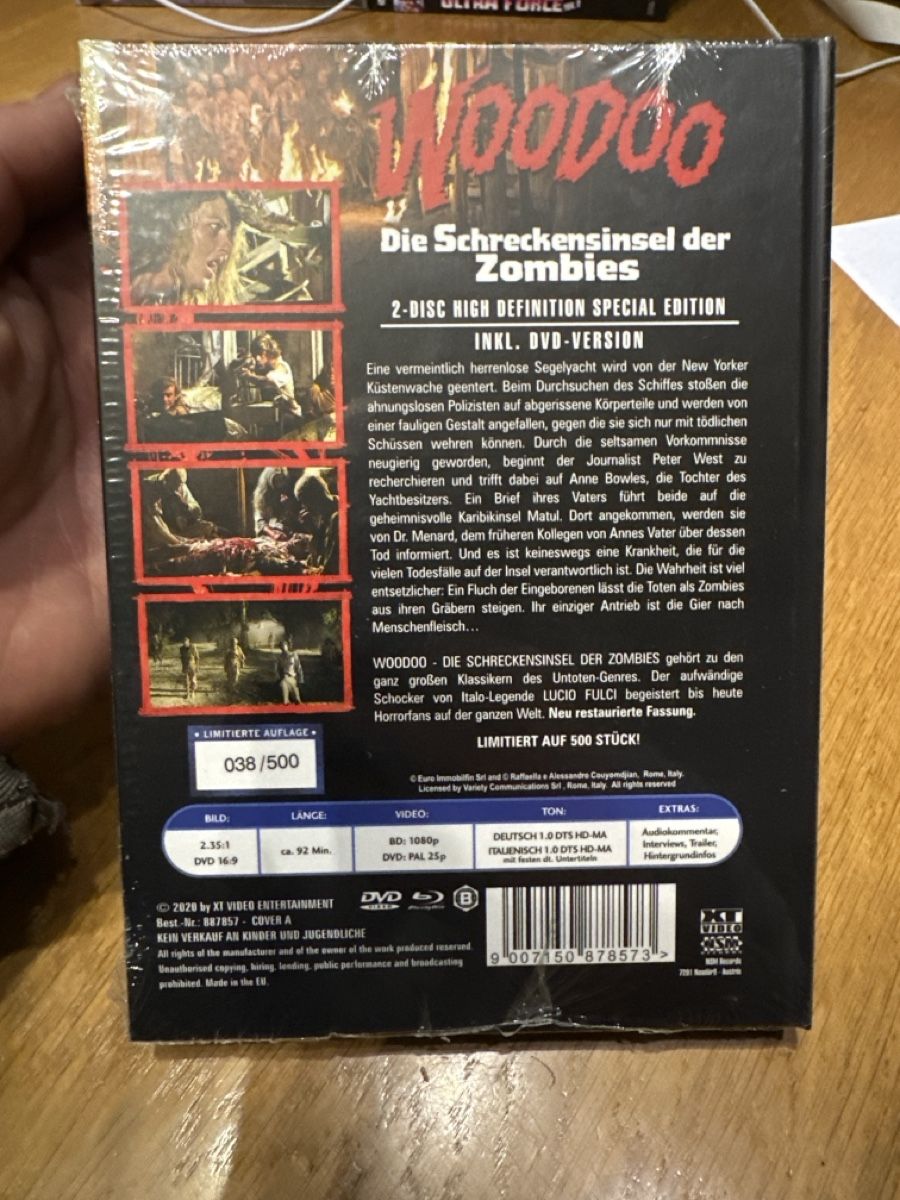 Woodoo die Schreckensinsel der Zombies Mediabook, neu OVP (Neu und ...