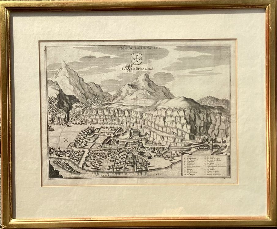 Matthäus I MERIAN (1593-1650) Kupferstich Mauritiusin Wallis (Gebraucht) in Root für CHF 59 ...