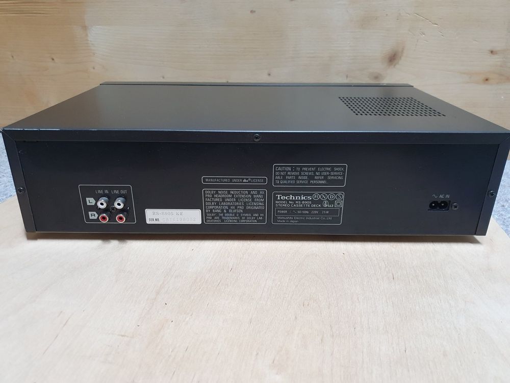 TECHNICS RS-B905 Stereo Cassette Deck (Gebraucht) in Meiringen für CHF ...