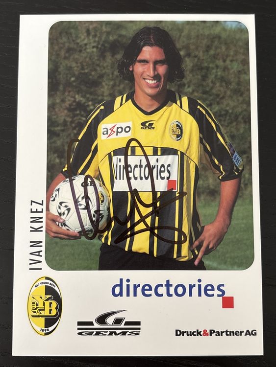 Signierte Sammlerkarte Ivan Knez YB Fussball (Gebraucht) in Uetendorf ...
