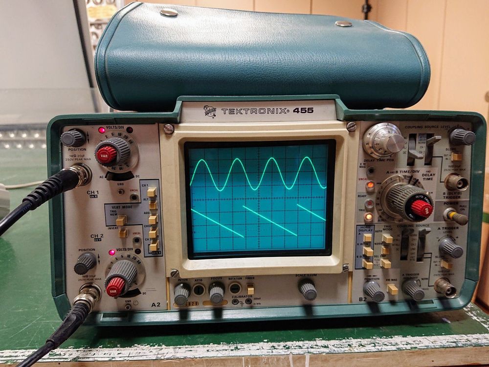 Oszilloskop Tektronix 455, incl. Sonden (Gebraucht) in Greppen für CHF ...