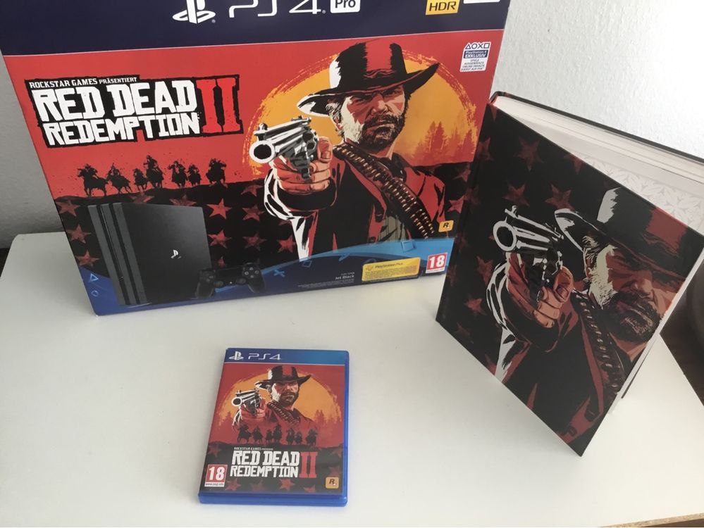 PS4 Pro Red Dead 2 avec guide officiel hard cover français, | Kaufen ...