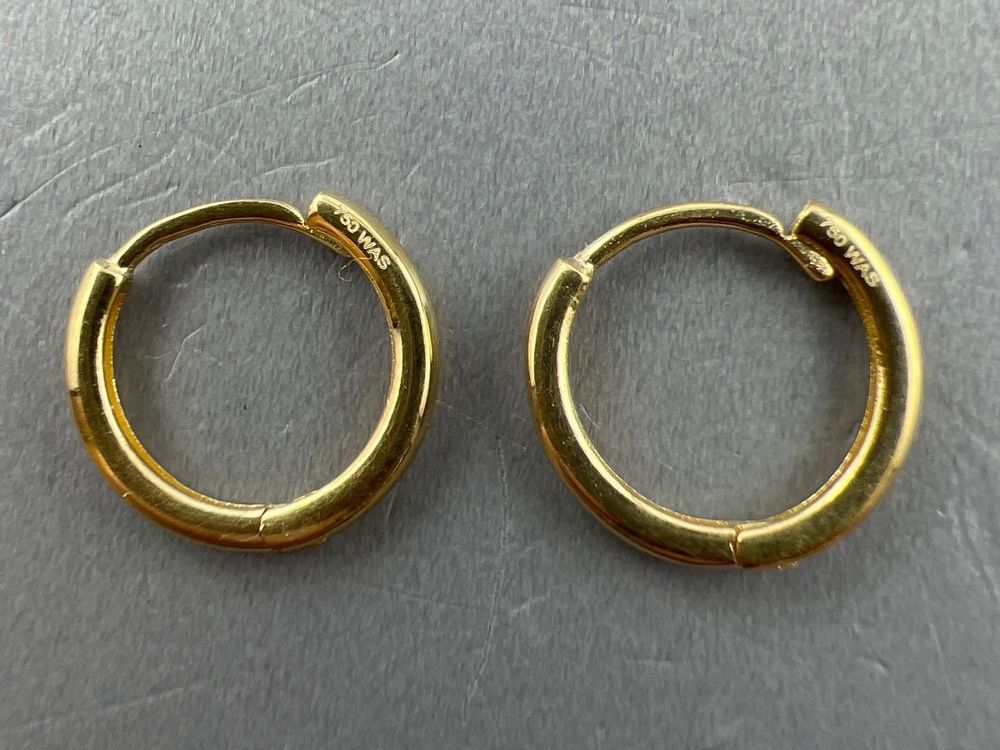 Creolen 750 Gold | Kaufen auf Ricardo