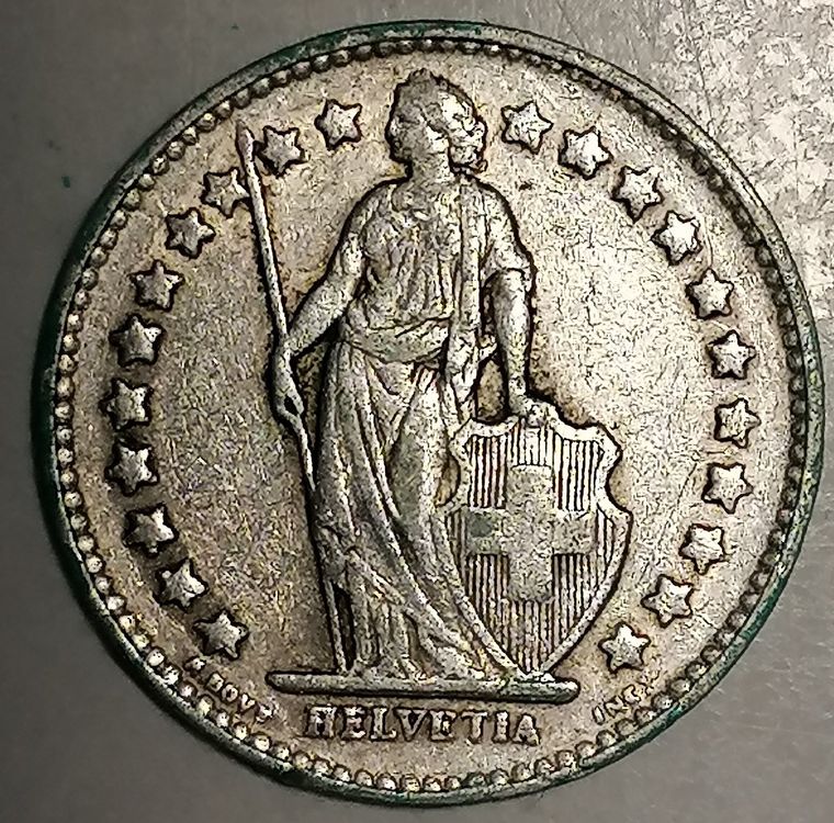 50 Rappen Schweiz 1944 (Gebraucht) in Stalden (Sarnen) für CHF 3 – mit ...