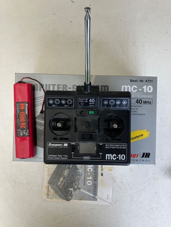 Graupner MC 10 RC Fernsteuerung für Modellflugzeuge 4721 (Gebraucht) in ...