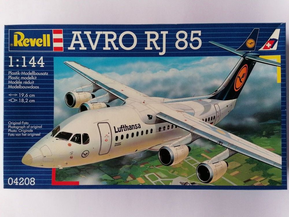 Revell 04208 - AVRO RJ 85 Crossair / Lufthansa 1:144 (Neu und ...