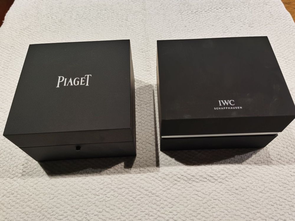 Two watch boxes, Piaget and IWC | Kaufen auf Ricardo