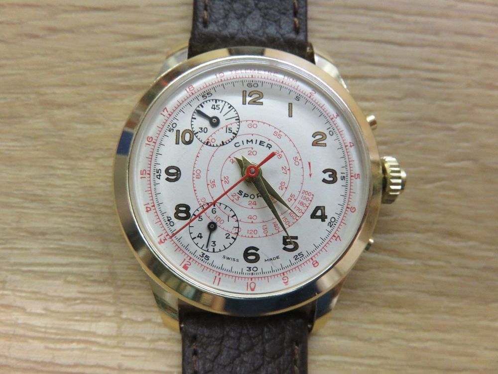 CIMIER Sport, Vintage Chronograph 60j. | Kaufen auf Ricardo