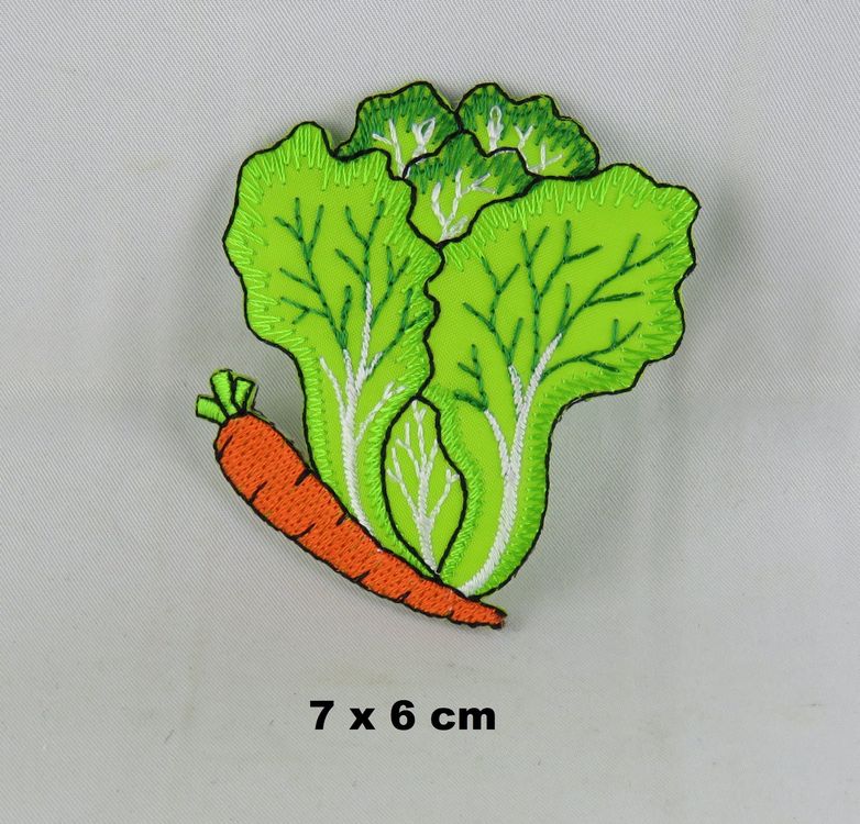 KAROTTE und SALAT - Aufnäher - Aufbügler - 7x6cm | Kaufen auf Ricardo