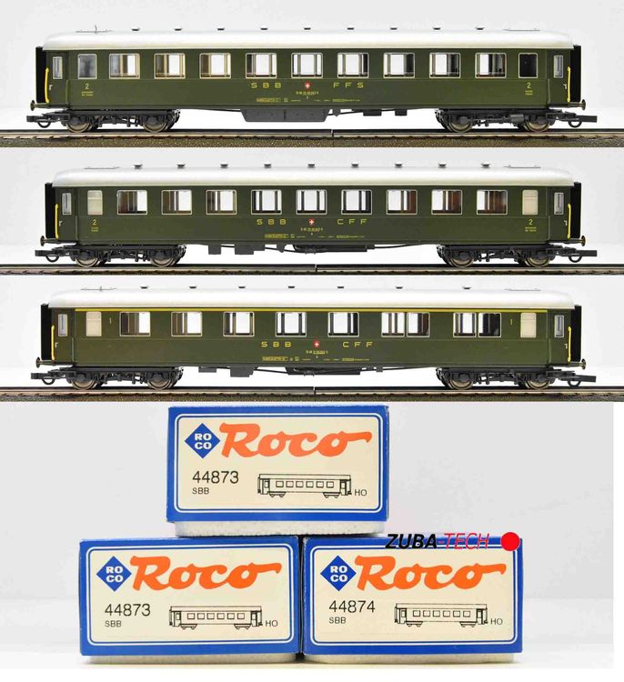 3x Roco Stahlwagen SBB H0 GS mit OVP | Kaufen auf Ricardo