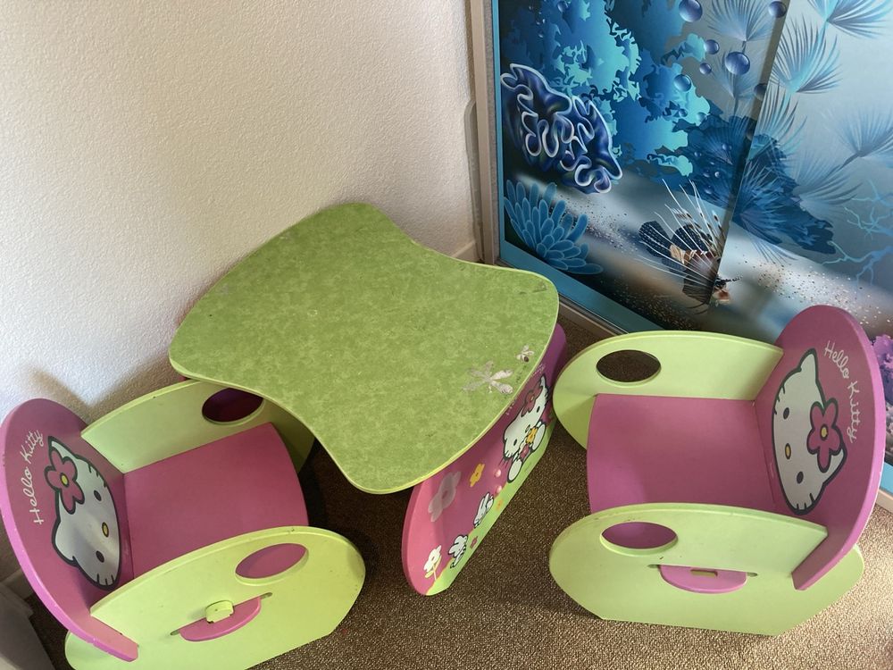 Spieltischli Tisch Hallo Kitty Maltisch Schreibtisch | Kaufen auf Ricardo