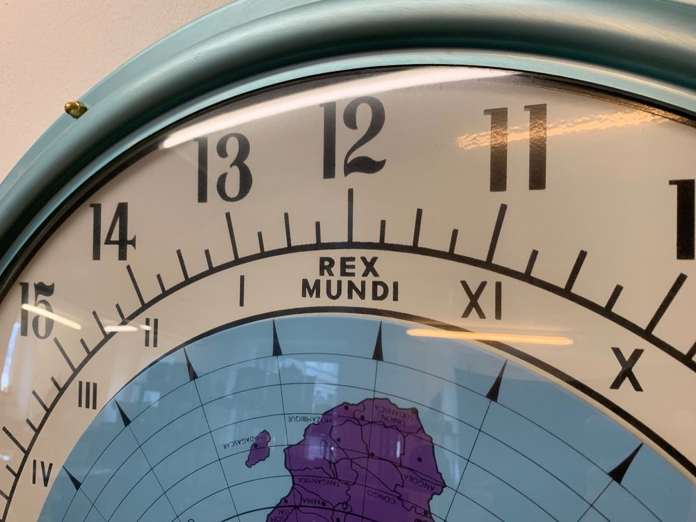 Très rare l’horloge mural REX MUNDI 1968 JO Mexico (Gebraucht) in Biel ...