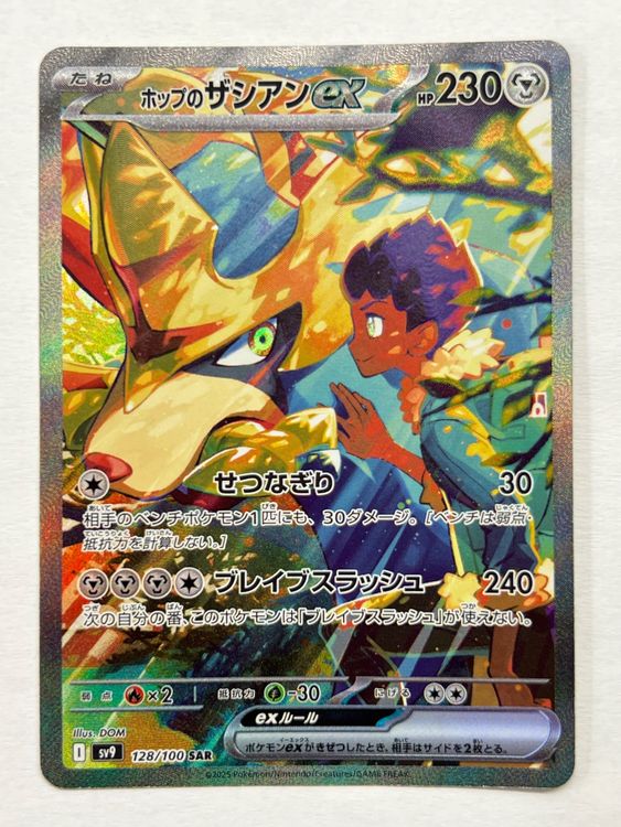 Hop‘s Zacian ex SAR Pokemon Battle Partners Journey Together (Gebraucht ...