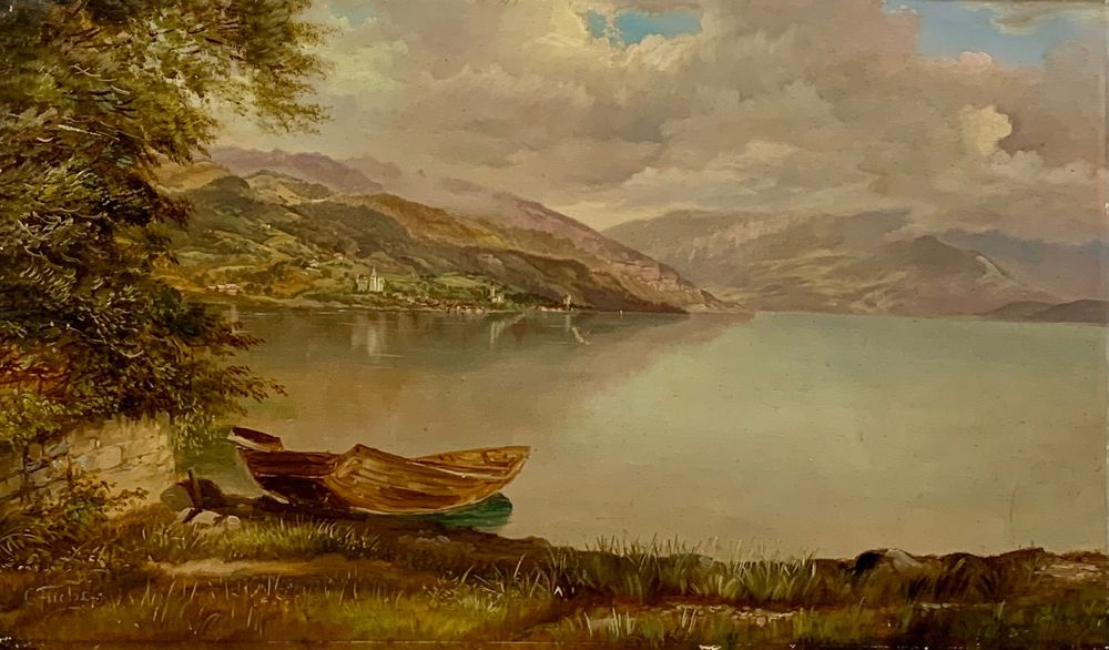 Carl Fuchs (1836-1886) Thurnersee Gemälde (Gebraucht) in für CHF 150 ...