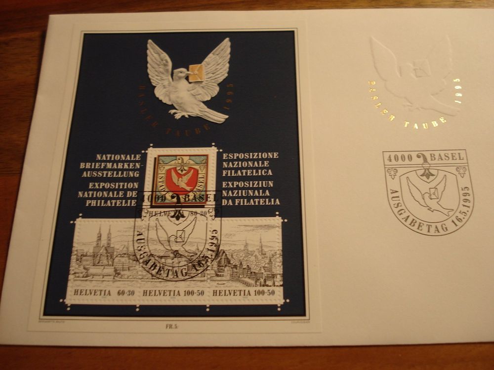 FDC Block 1995, Basler Taube | Kaufen auf Ricardo