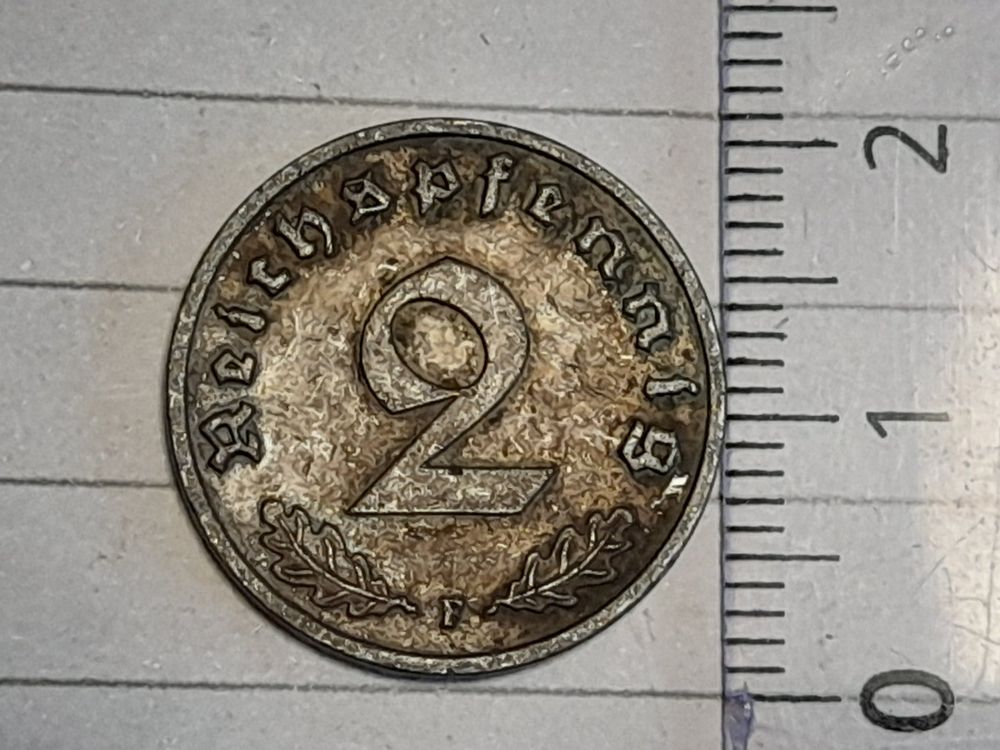 2 Reichspfennig 1938 f (Gebraucht) in Basel für CHF 1 – mit Lieferung auf Ricardo kaufen
