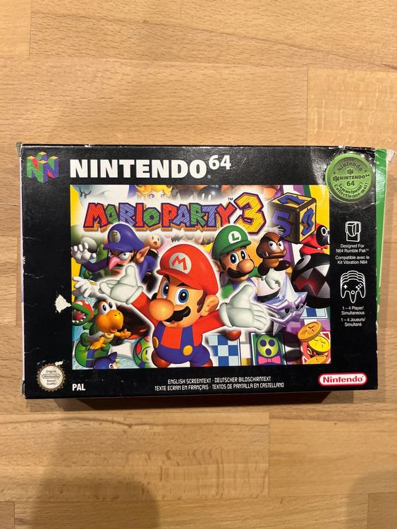 Mario Party 3 Verpackung und Anleitung Nintendo 64 | Kaufen auf Ricardo