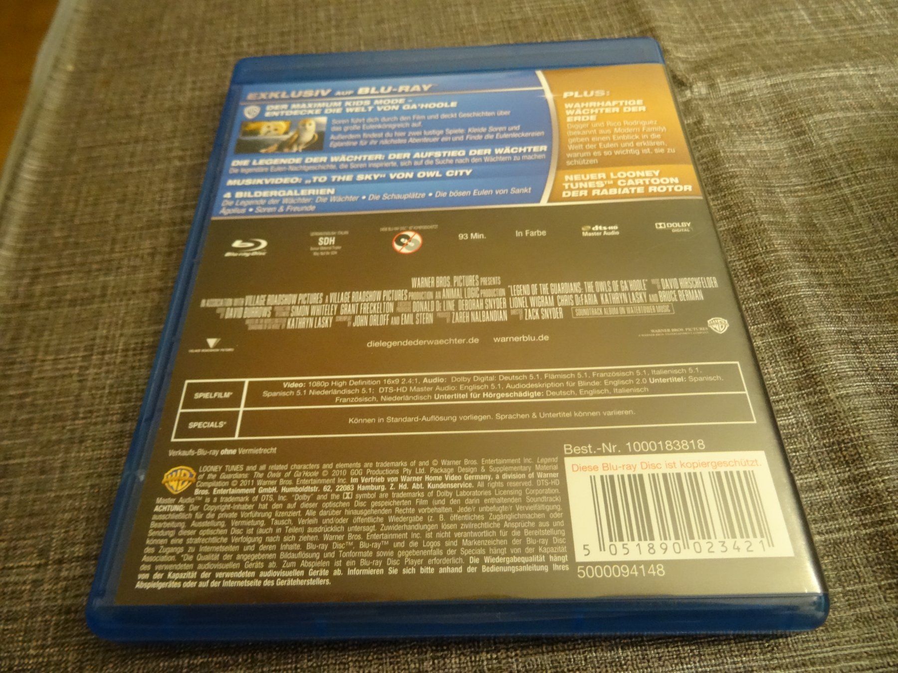 Die Legende der Wächter (Blu-ray) (Gebraucht) in Olten für CHF 3.5 ...