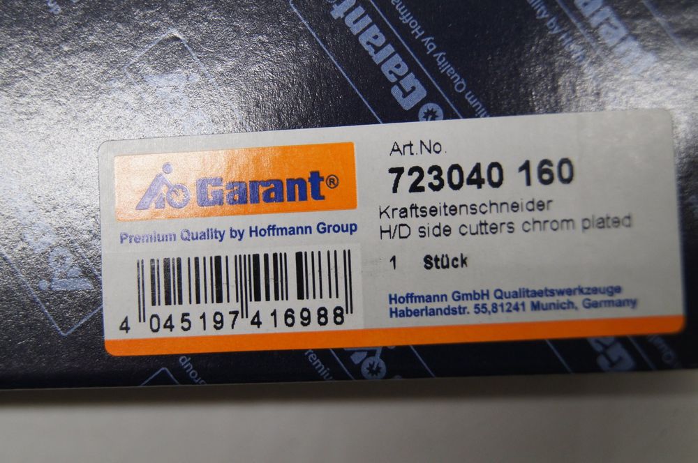 Garant Krafseitenschneider 723040 160mm (0236) (Neu (gemäss ...