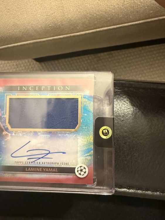 LAMINE YAMAL 9/10 TOPPS INCEPTION AUTOGRAPH PATCH 2024/25 (Neu (gemäss ...