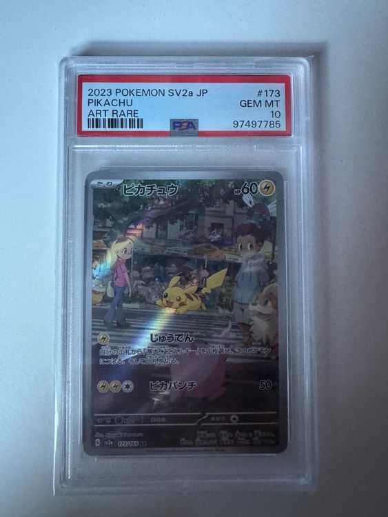 PSA 10 Pokemon Pikachu 173/165 SV2a 151 | Kaufen auf Ricardo