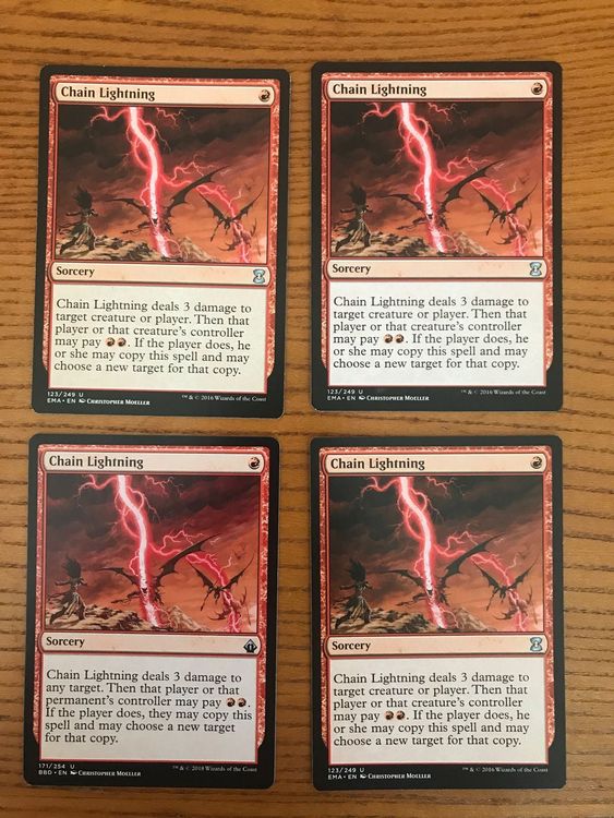 Chain lightning 4x | Kaufen auf Ricardo