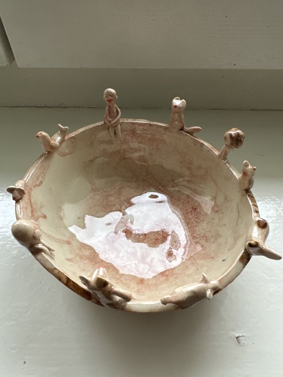 Keramik Schüssel Schale Deko Figuren handgemacht Unikat Rari (Neu (gemäss Beschreibung)) in Chur ...