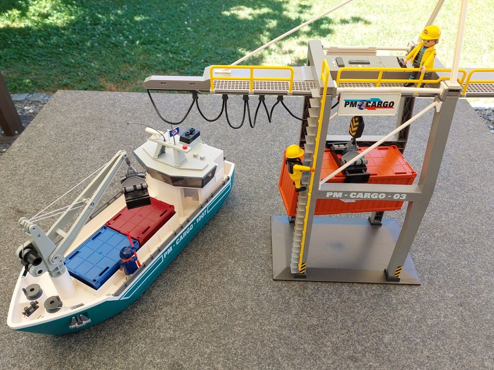 Playmobil Hafenkran CARGO 03 für Container (Gebraucht) in Mammern für ...