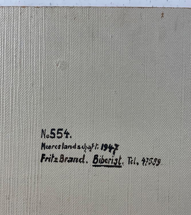 Fritz Brand (1915-1998) grosses Gemälde | Kaufen auf Ricardo