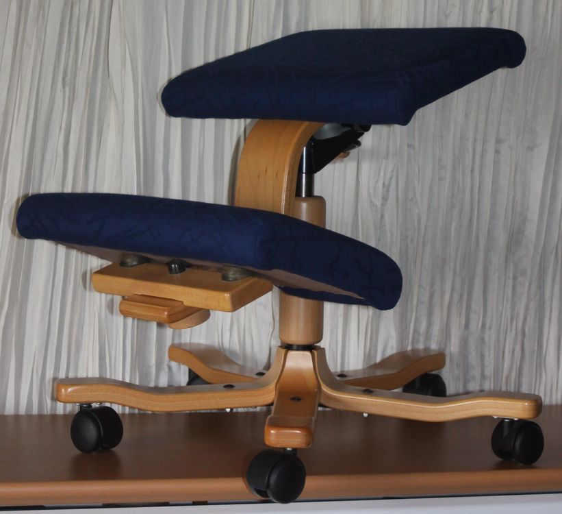 Stokke Varier Wing Balans Stoff blau gemustert, VERSAND (Gebraucht) in ...