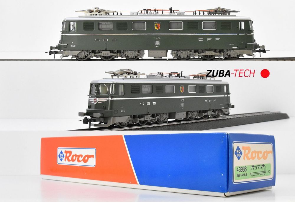 Roco 43986 E-Lok Ae 6/6 Genève SBB H0 WS Analog mit OVP (Neu (gemäss Beschreibung)) in St ...