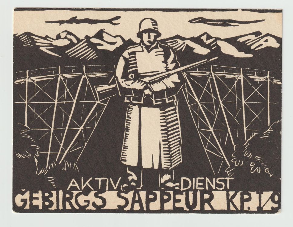 WK2 Einheitskarte Sappeure Nr. 14 (Gebraucht) in Siebnen für CHF 19 – mit Lieferung auf Ricardo ...