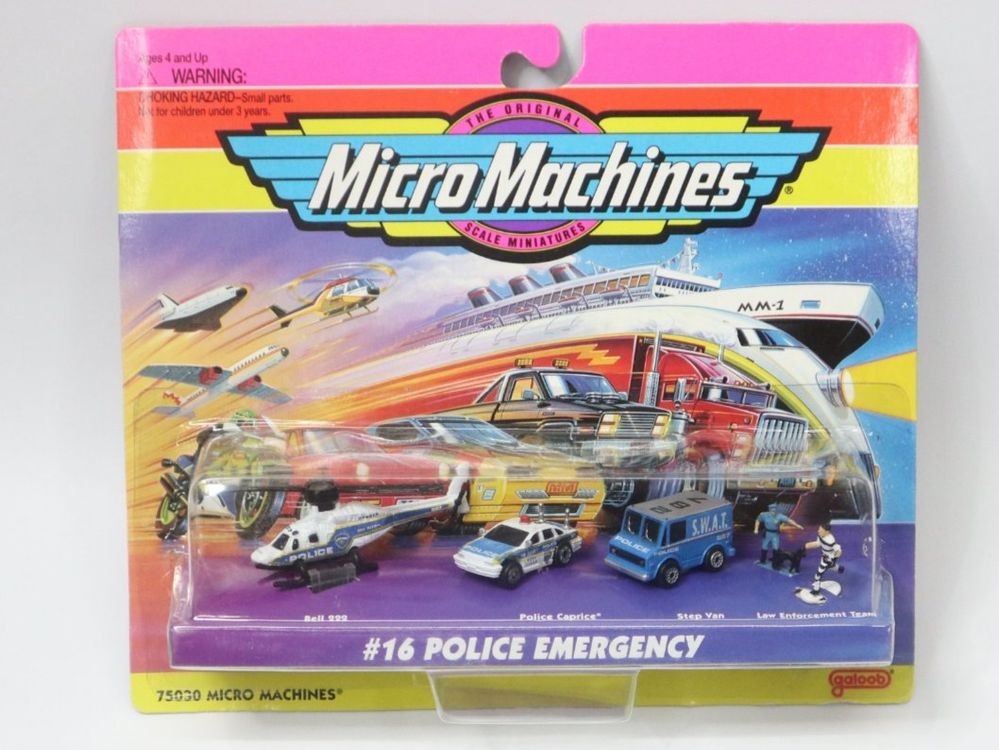 1996 Micro Machines Police Chevrolet Caprice Räuber & Poli (Neu und ...