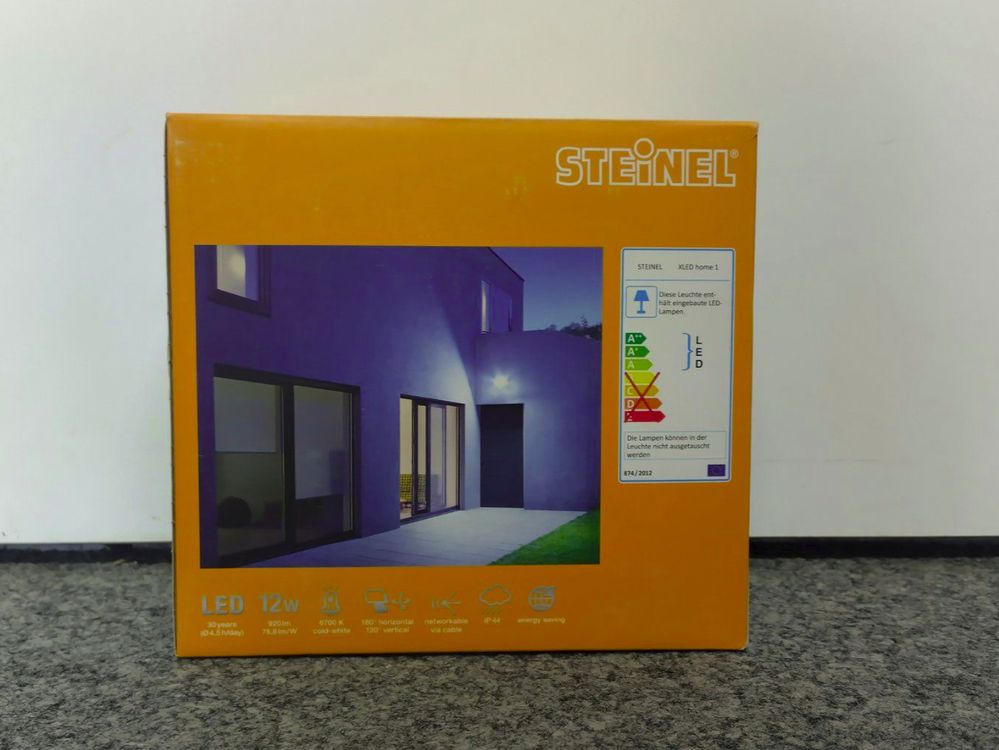 Steinel LED Strahler 12W XLED home 1 SL schwarz | Kaufen auf Ricardo