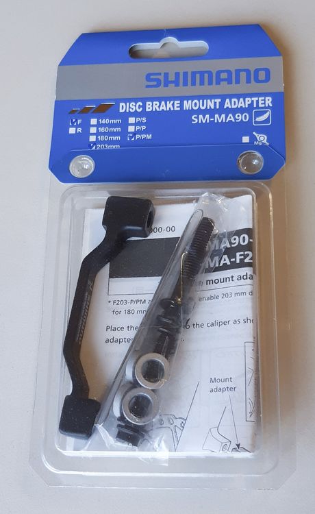 Adapter für Bremssattel Shimano SM-MA90 für 203mm auf 180mm | Kaufen ...