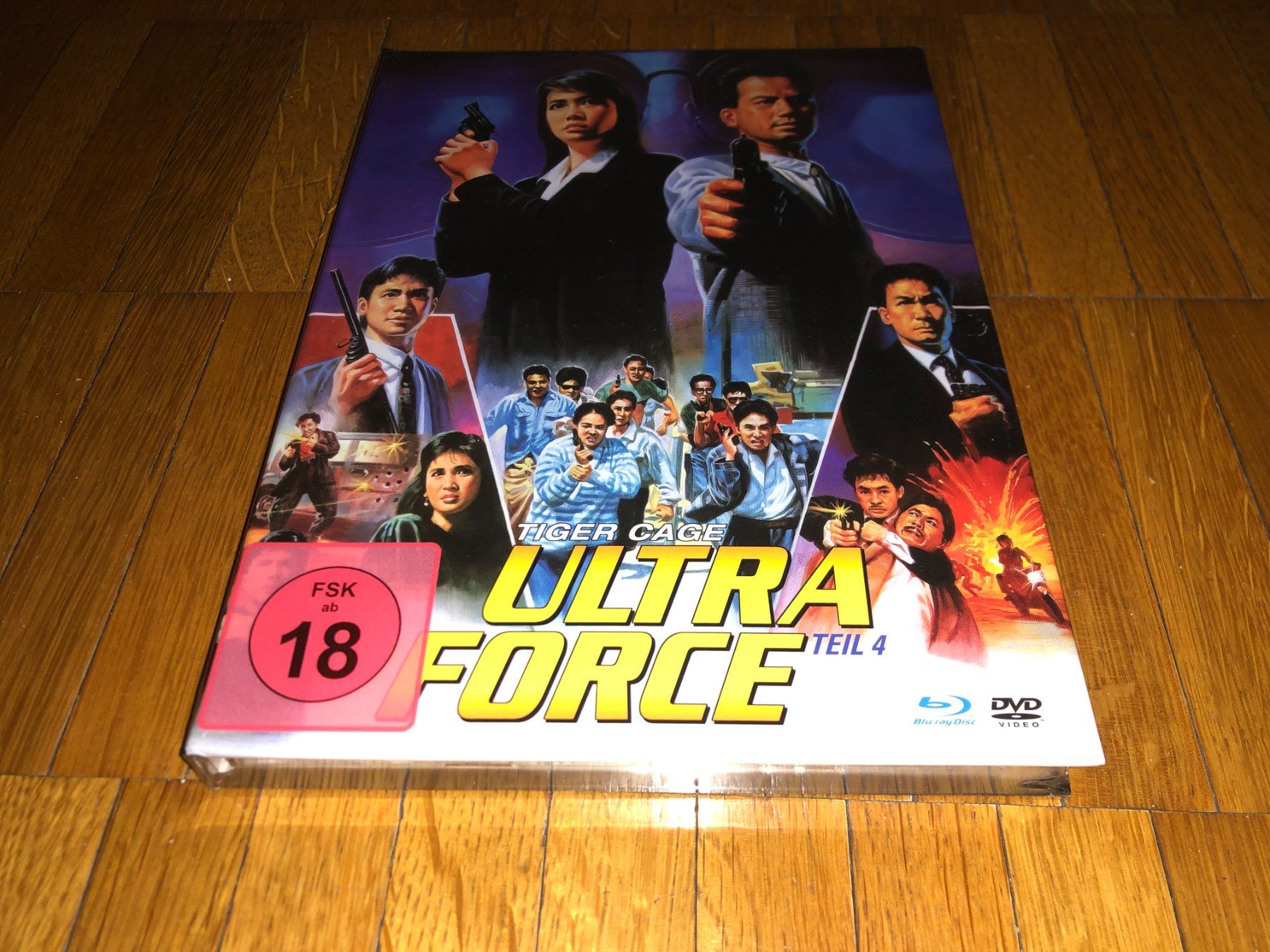Tiger Cage 1 - Ultra Force 4 - MEDIABOOK - C - UNCUT (Neu und ...