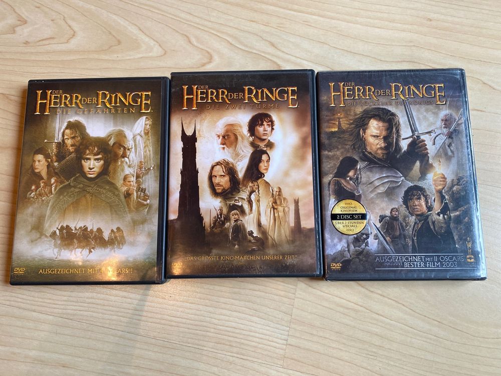 3x Herr der Ringe DVD (Triologie) | Kaufen auf Ricardo