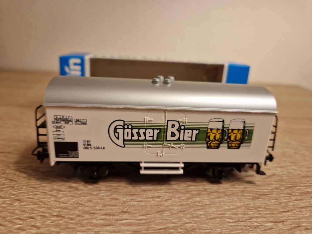 Märklin 4567 Kühlwagen Gösser Bier H0 OVP NEU (Neuf avec emballage d ...