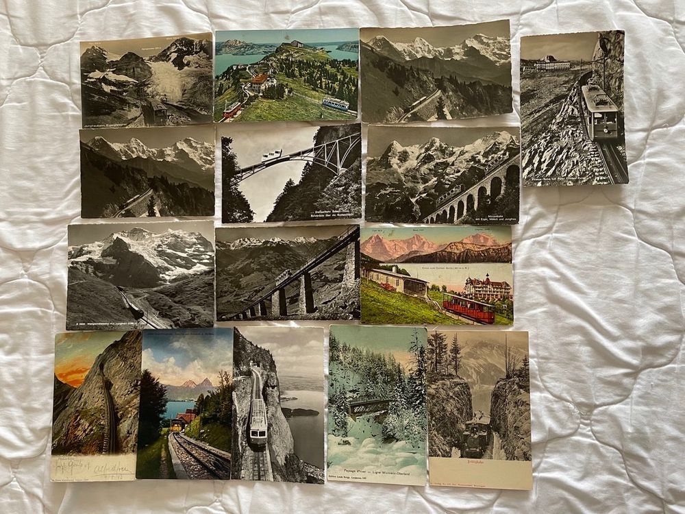15 AK VON SCHWEIZER BERGBAHNEN (Gebraucht) in Bernhardzell für CHF 4.5 – mit Lieferung auf ...