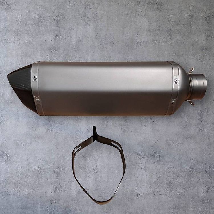 Racing Auspuff Carbon Endkappe 60,65mm Anschluss BMW,R1,RSV4 (Neu und ...