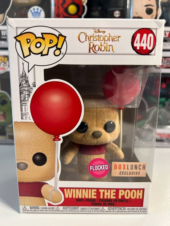 Funko POP! Disney Christopher Robin Winnie the Pooh Floquée | Kaufen ...