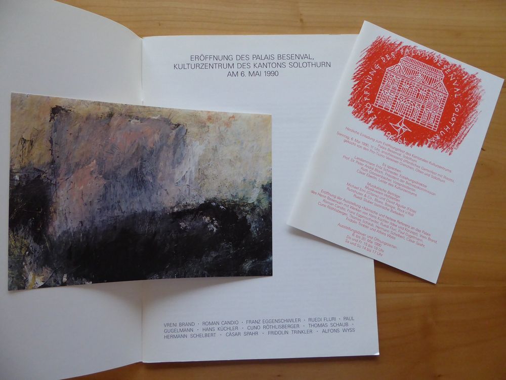 Palais Besenval Solothurn, Eröffnung/Ausstellung Mai 1990 (Gebraucht) in Bellach für CHF 5 – mit ...
