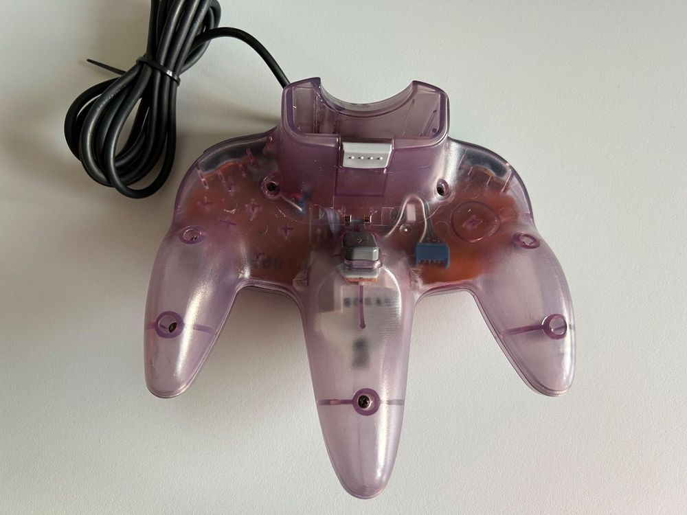 Nintendo 64 N64 Clear Purple Original Controller (Gebraucht) in Belp ...