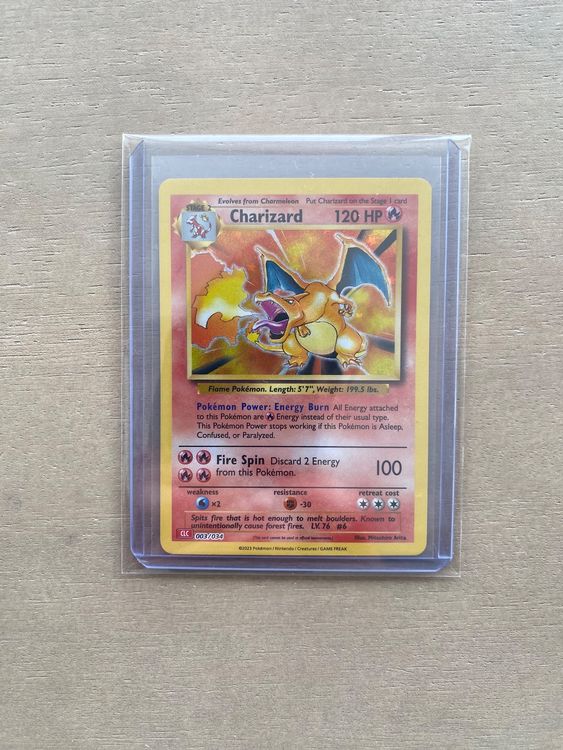 Charizard #003 CLC Pokémon Classic Collection Base Reprint (Gebraucht ...