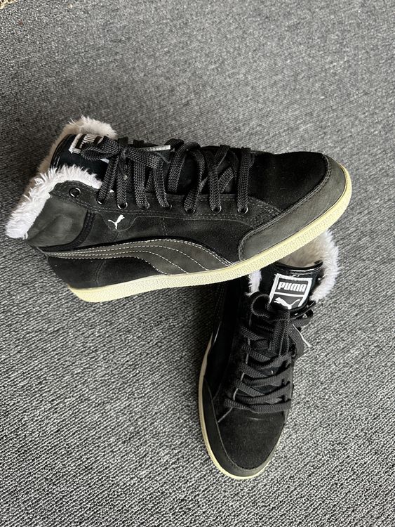 Puma plush chaud unisex taille 39 noir | Kaufen auf Ricardo