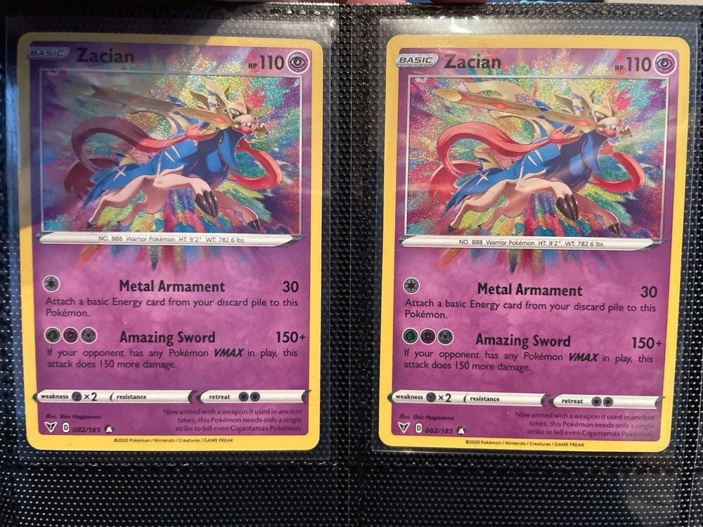Zacian amazing rare (2 Stück) (Neu (gemäss Beschreibung)) in ...