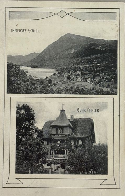 Immensee a/Rigi, Gebr. Ehrler, 1915, Vollstempel Steinerberg (Gebraucht ...